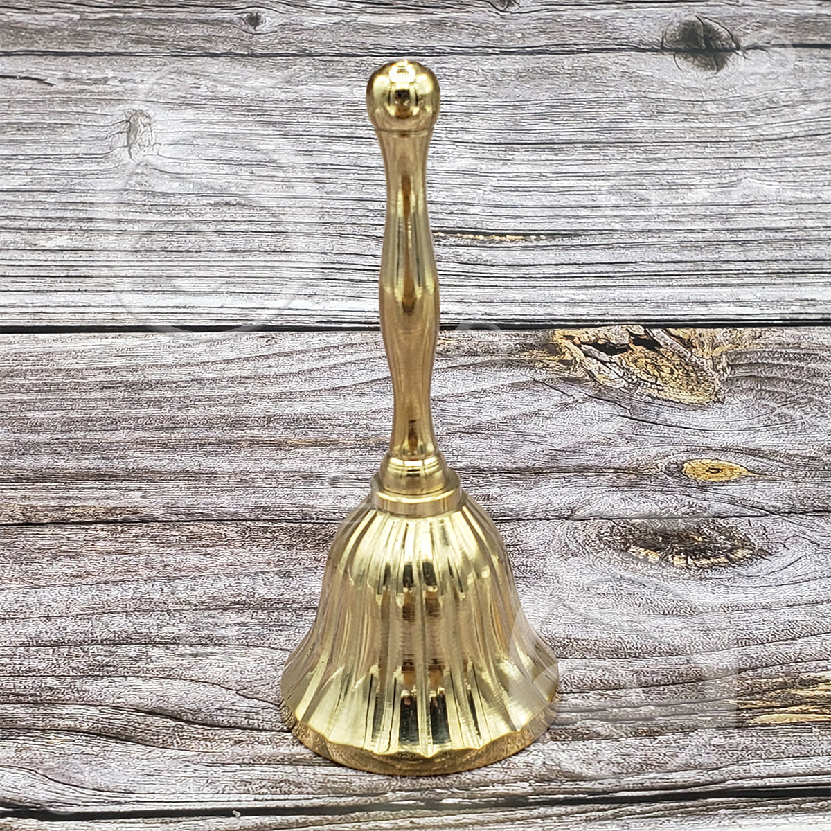 Brass Scalloped Bell – Sage Den